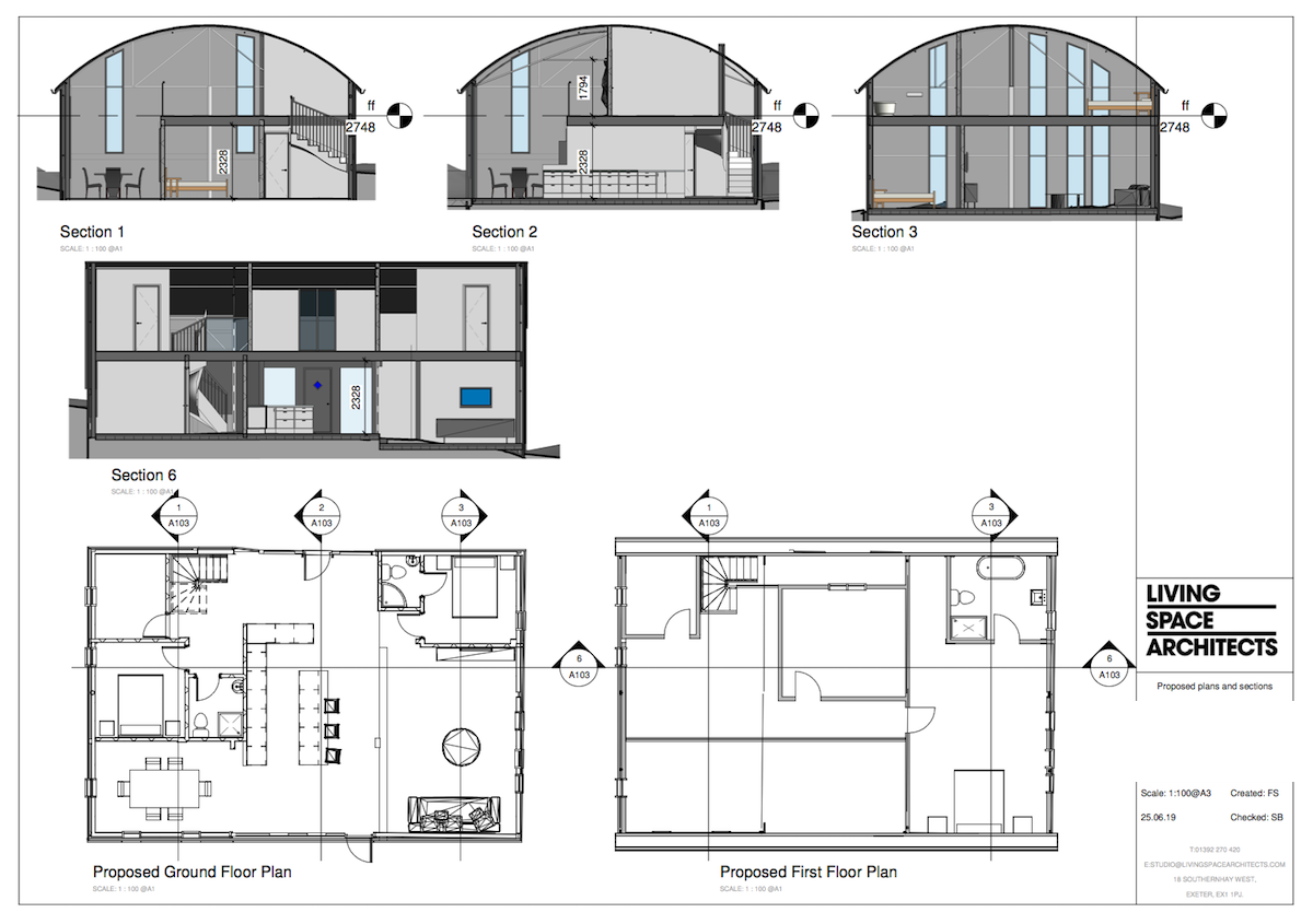 Class Q Barn Conversions - Living Space Architects